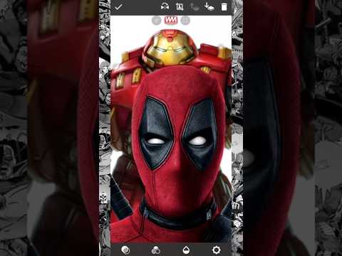Deadpool + Hulk + Hulk Buster || Fusion Art || #shorts #youtubeshorts