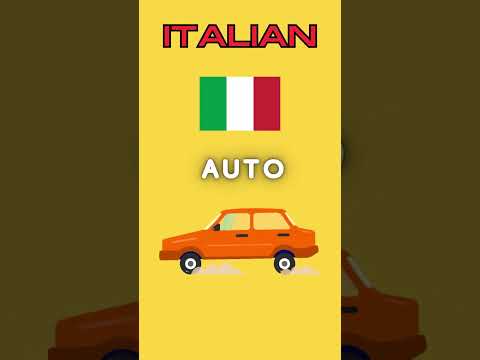 How To Say " Car " In 10 Different Languages #shorts #languages #howto