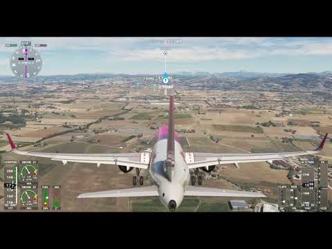 Landing at San Francesco d-Assisi, Italy.