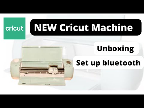 Cricut explorer air two unboxing, connect your cricut to Bluetooth