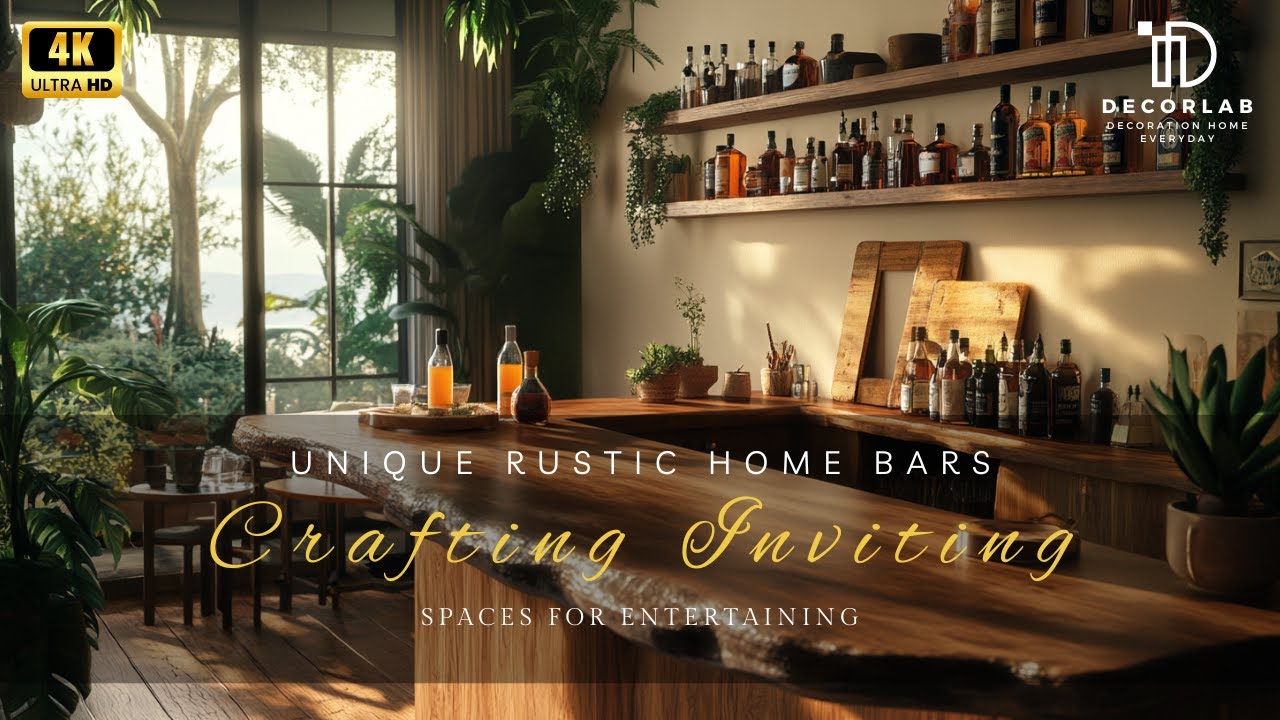 Unique Rustic Home Bars: Crafting Inviting Spaces for Entertaining