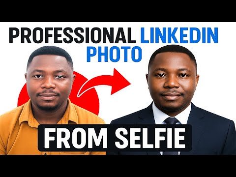 ChatGPT | Turn Your Selfie into a Professional LinkedIn Headshot No Retouching!