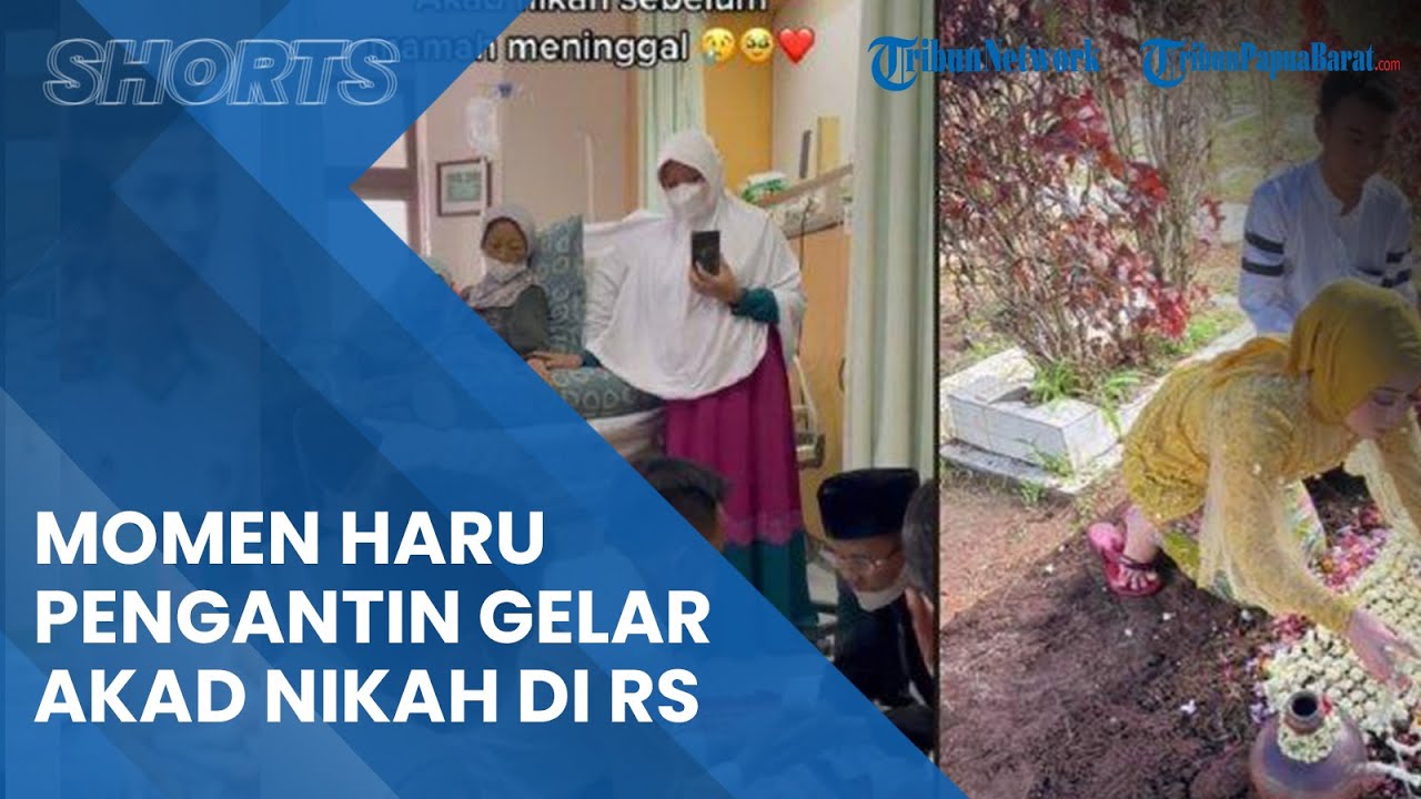 Viral Momen Haru Pengantin Gelar Akad Nikah di Rumah Sakit akibat Sang Ibu Terbaring Lemas