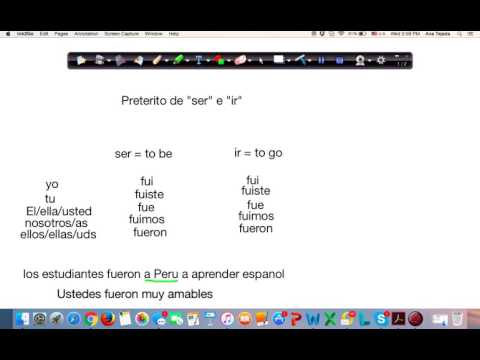 7.3 Preterite of ser and ir