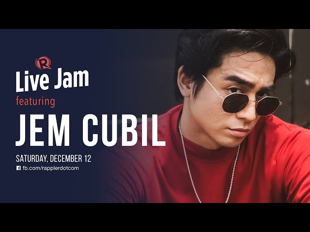 [WATCH] Rappler Live Jam: Jem Cubil