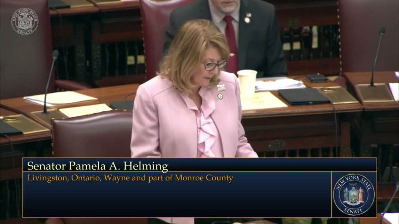 Sen. Helming on good cause eviction, addressing housing shortage during debate on FY 2025 NYS budget