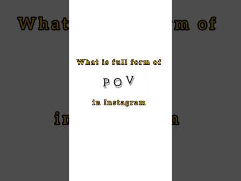 POV means?? Meaning of POV? #POV #iconicenglishshorts #short #youtubeshorts #shorts #viral ????