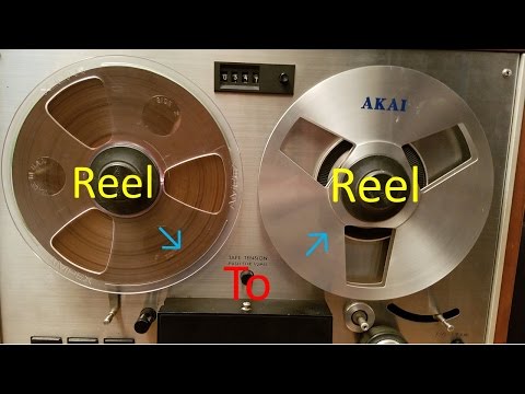 Part 2: How to Thread a Reel to Reel and play tape