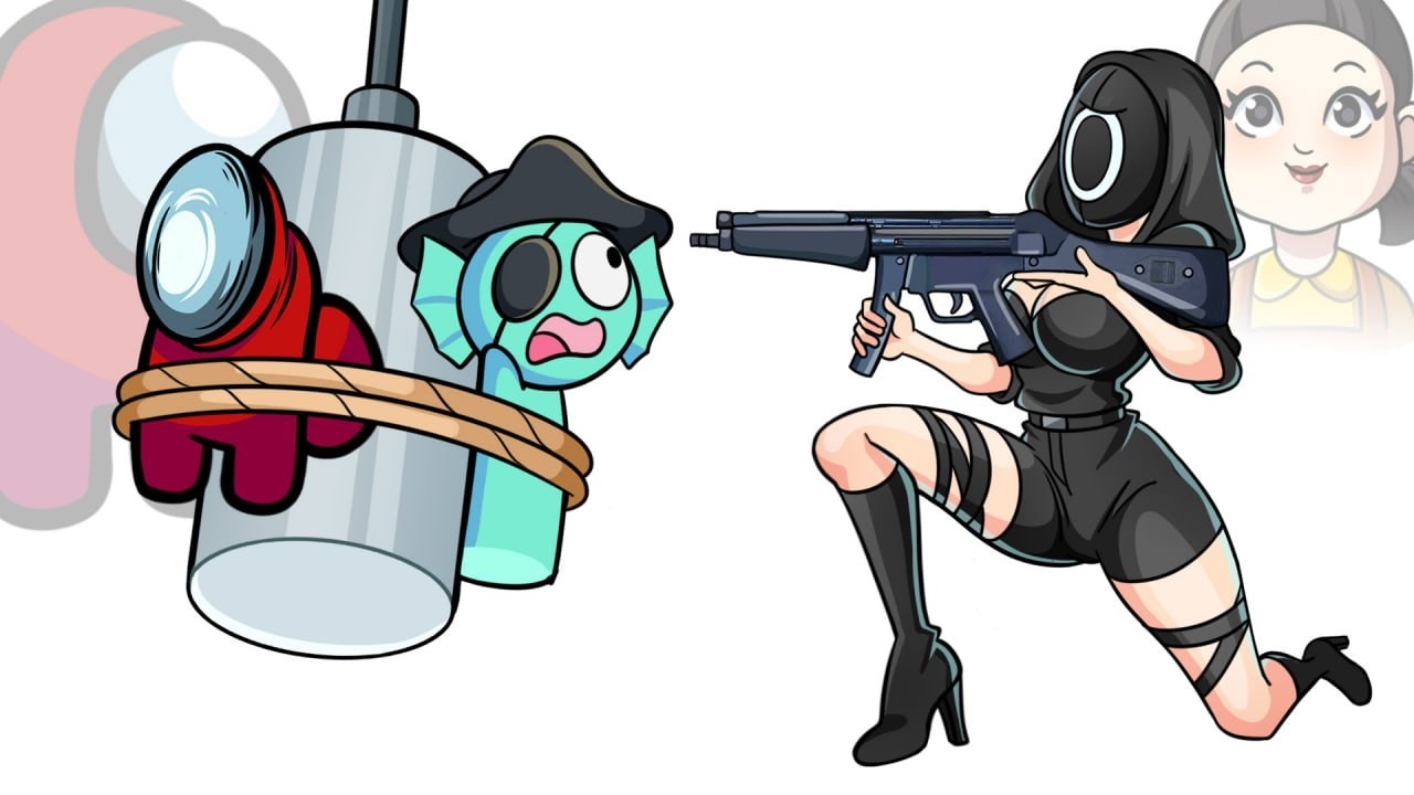 Mini Crewmate Kills Sprunki Characters х Squid Game x THANOS х  POPPY PLAYTIME | Among Us