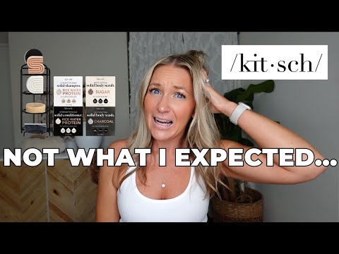 I tried Kitsch Rice Water Strengthening Shampoo and Conditioner bar for a MONTH! DOES IT WORK?!?