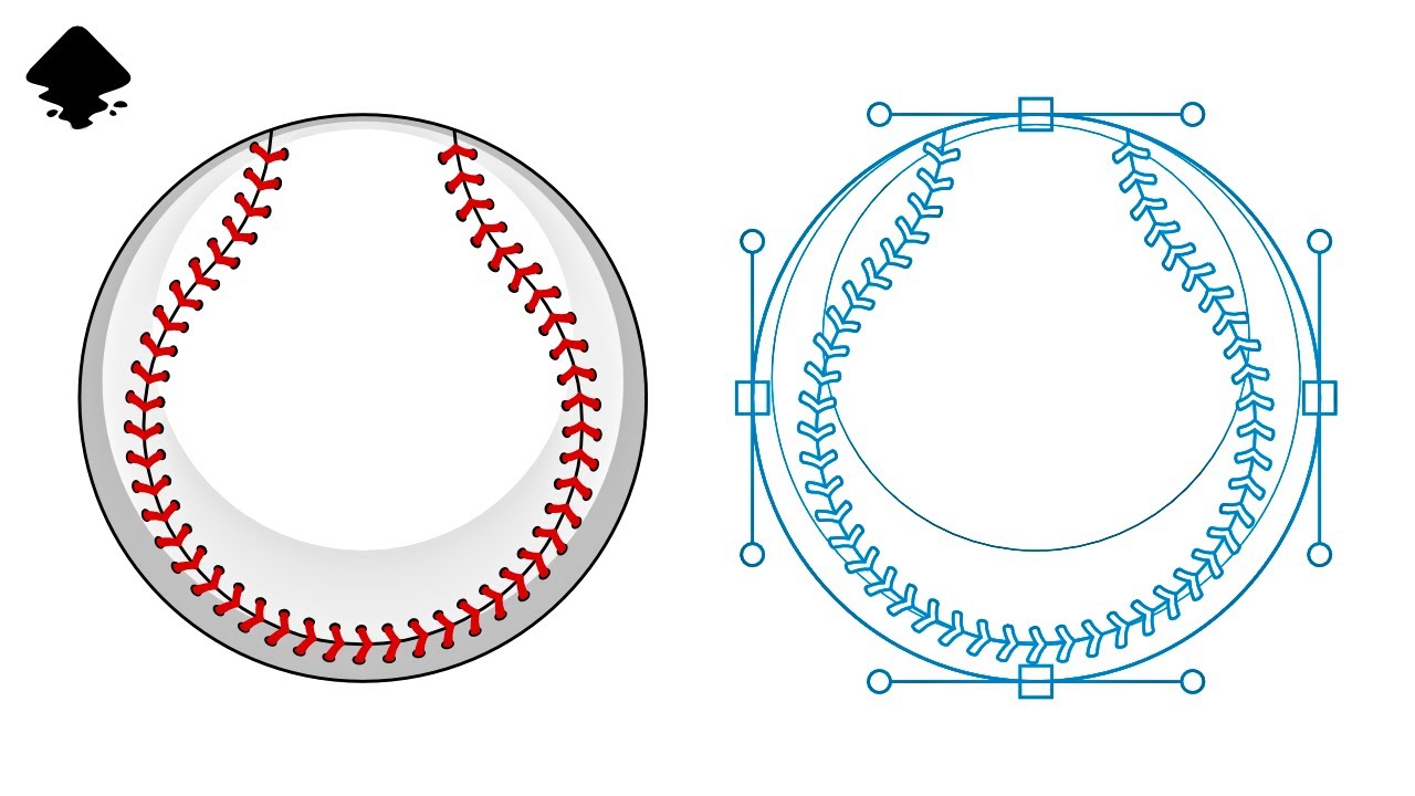 Make Stitching with Pattern Along Path Effect In Inkscape