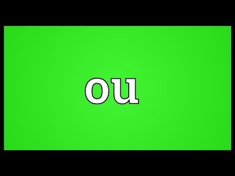 Ou Meaning