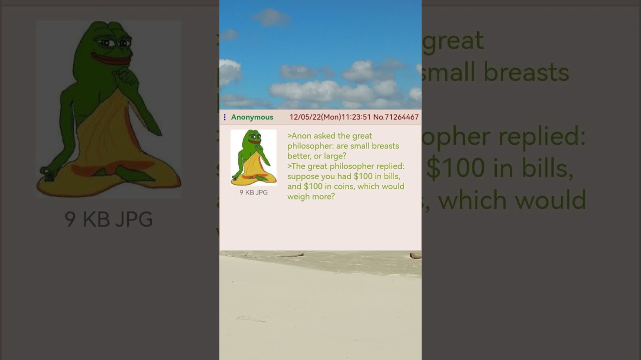 ANON WAS ENLIGHTENED #greentext #4chan