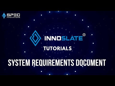 How to Use the System Requirements Document Generator