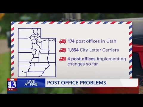 Delays in Utah mail delivery expected with new U.S. Postal Service rules in place