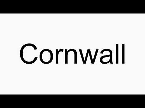 How to pronounce Cornwall