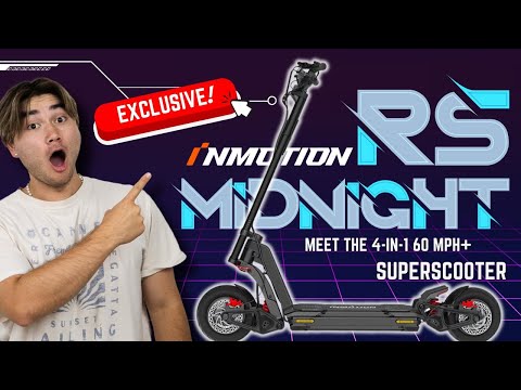 InMotion RS Midnight: Meet the 4-in-1 60 MPH+ Superscooter