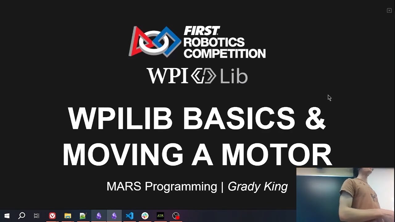 MARS Summer Java Training #1: Java WPILib Basics & Moving a Motor