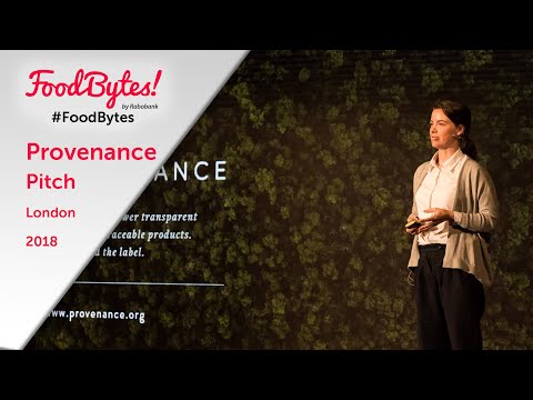 Provenance - Startup - Full Pitch - FoodBytes! London 2018