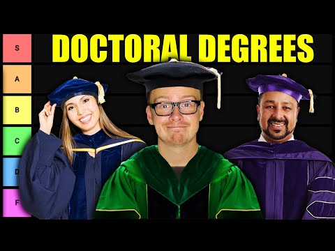 Doctoral Degree Tier List 2025 (Doctorate Degrees RANKED)