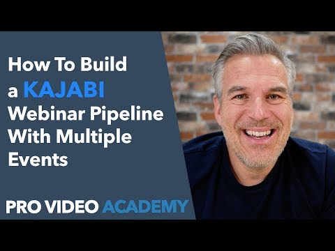 How To Create A Webinar Pipeline In Kajabi to Multiple Events/Webinars