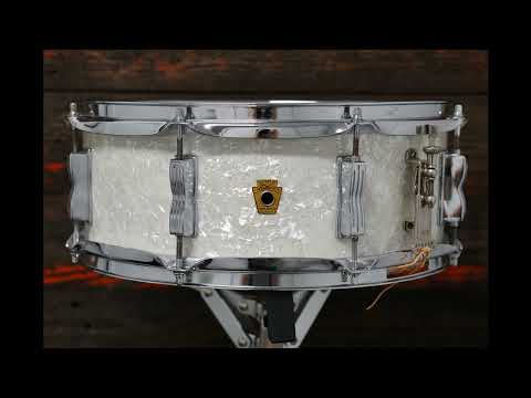 Ludwig 5.5x14 Barrett Deems Model Snare Drum - 1950s Rewrap | Reverb