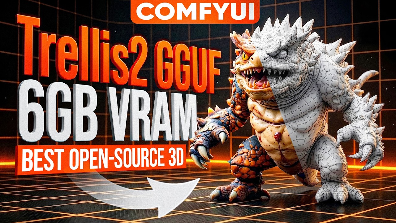 Best 3D AI Generator Now Runs on 6GB VRAM! (Free & Local)