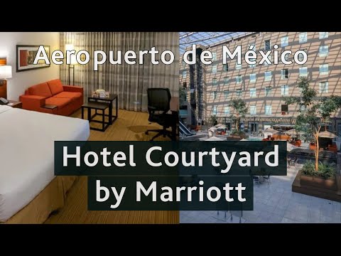 El hotel Courtyard de Marriott ADENTRO DEL AEROPUERTO de Ciudad de México (MEX)