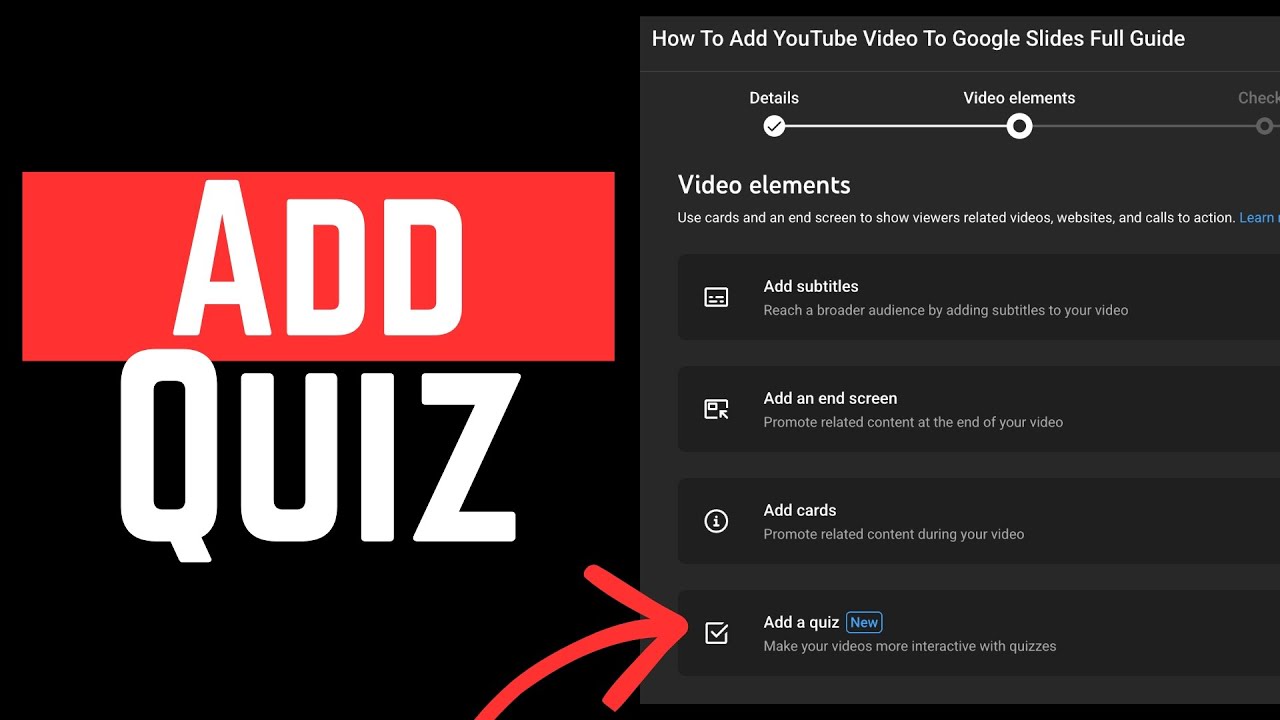 How To Add A Quiz To Your YouTube Video - Full Guide