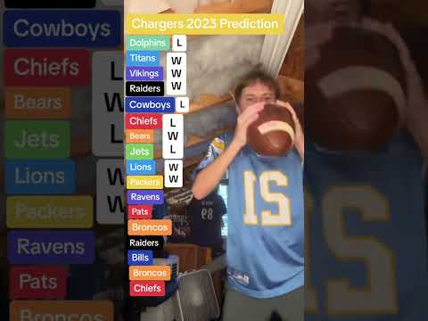 2023 Chargers Schedule Prediction
