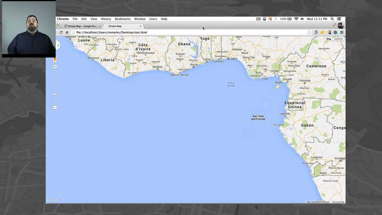 Getting Started with the Google Maps JavaScript API Part 1