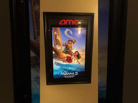 Moana 2 AMC Theaters poster