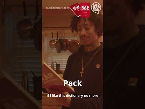 Definition of "Pack" slang with rapper Tony Shhnow | Hip Hop/Rap Dictionary