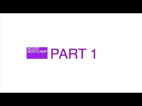 NCLEX Bootcamp | Part 1