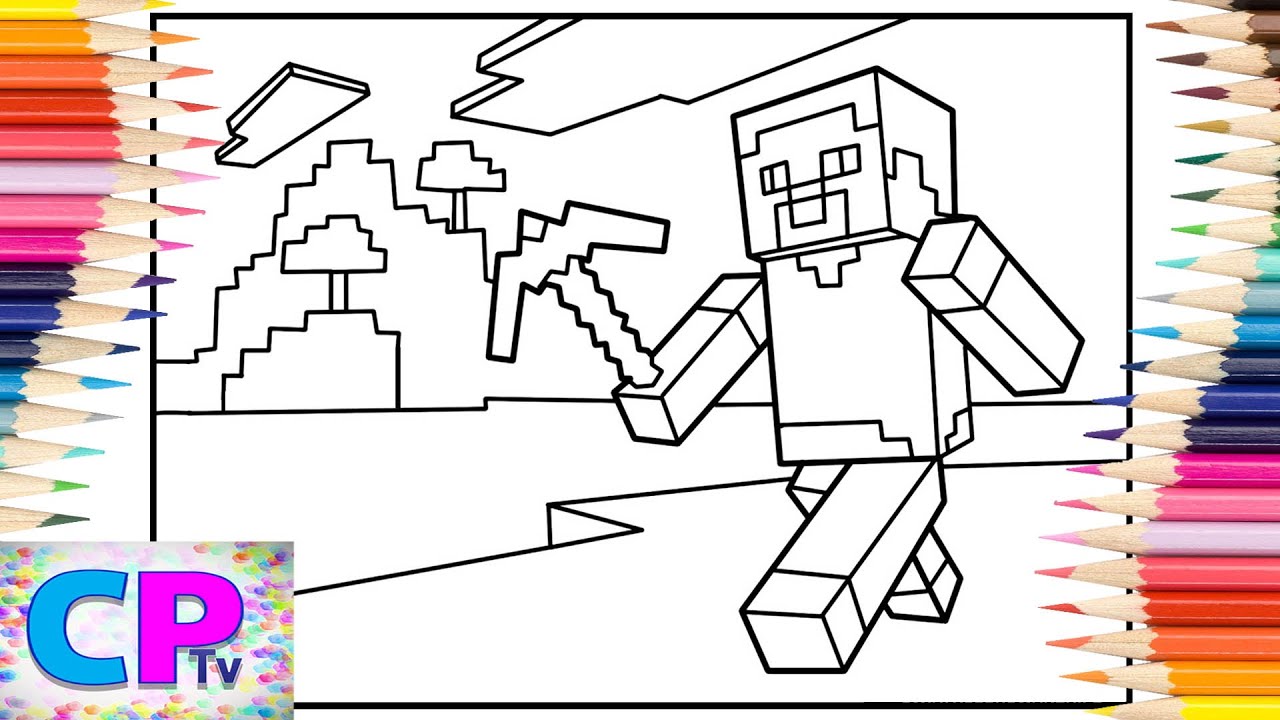 Minecraft Coloring Pages/Steve from Minecraft/Rodsyk - Energy/RUD - Future [COPYRIGHT FREE]