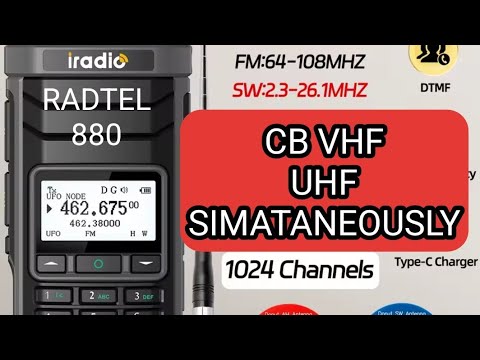 Radtel 880/ iRadio UV98 - How CB & Ham Same Time