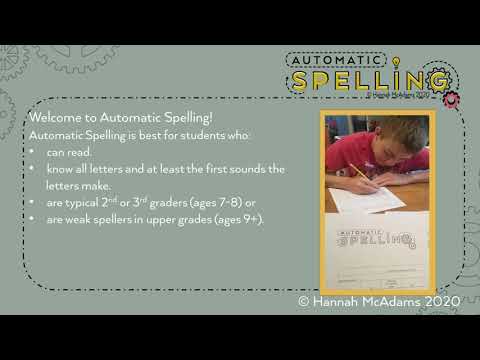 An Introduction to Automatic Spelling