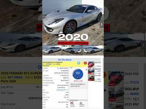2020 FERRARI 812 SEPERFAST