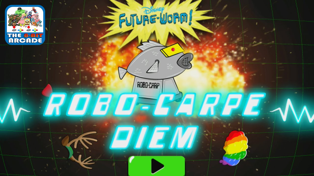 Future-Worm! Robo-Carpe Diem - Keep Robo-Carp From Exploding (iOS/iPad Gameplay)