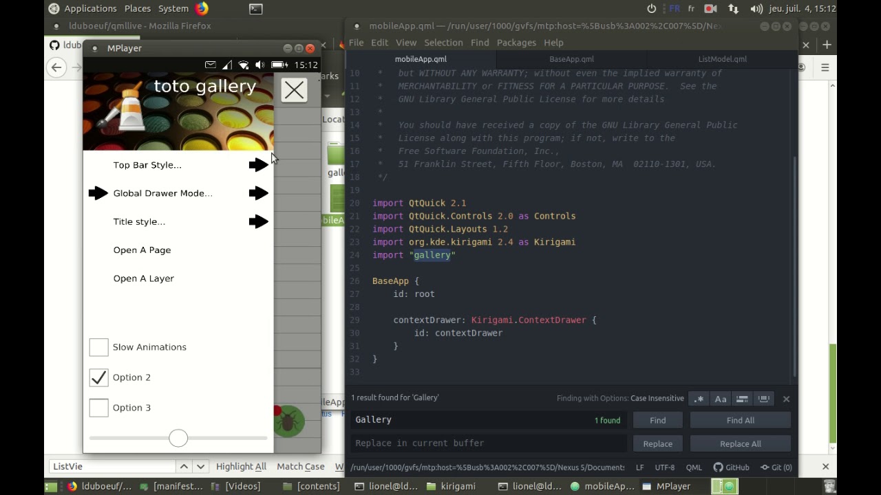 GitHub - lduboeuf/qmllive