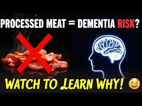 🧠 Can Eating More Processed Red Meat Increase Dementia Risk? 🍖