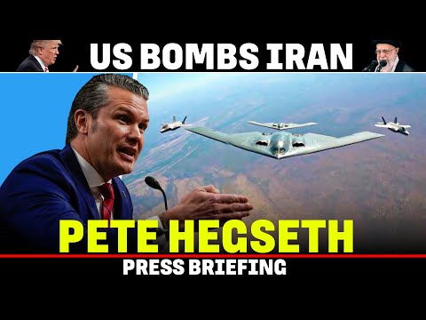 Press briefing by defense Secretary Hegseth & US Air Force Chief at Pentagon| US Bombs Iran