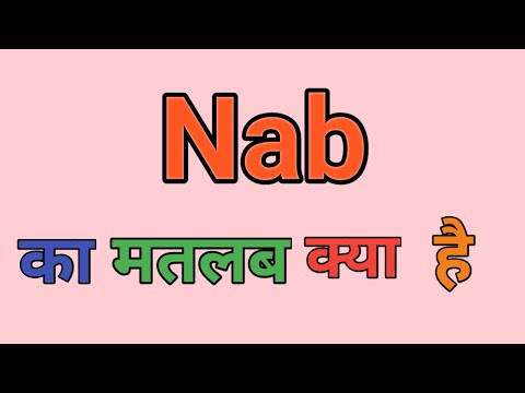 Nab Meaning In Hindi || Nab Ka Matlab Kya Hota Hai || Daily Use English Words ||