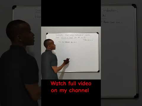 Mathematical Induction