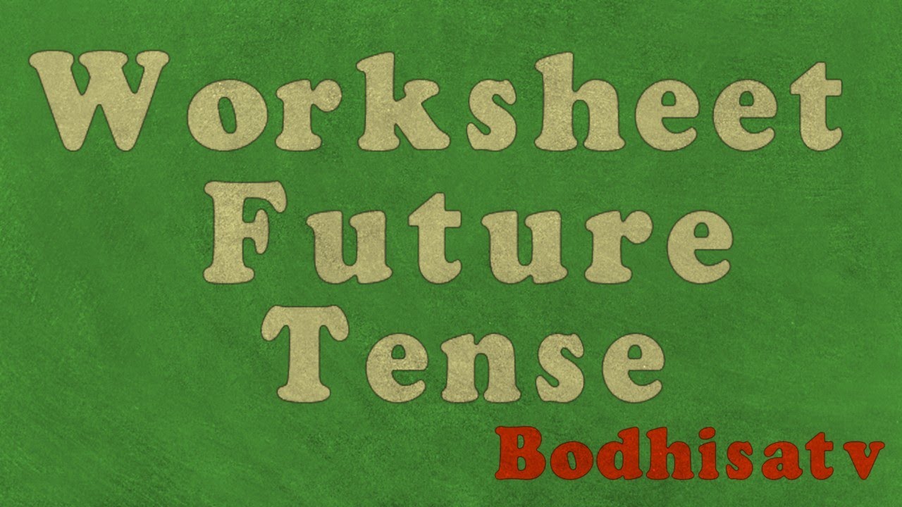 Worksheet for Future Tense|| Questions and Answer for Future Tense|| Exercise questions Future Tense