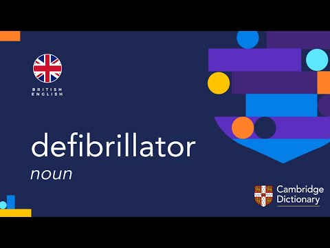 How to pronounce defibrillator | British English and American English pronunciation