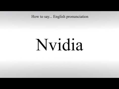 How To Pronounce Nvidia - How To Say: American pronunciation