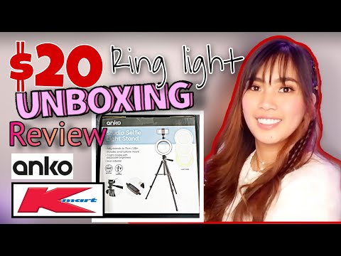 Kmart $20 Ringlight Unboxing & Review