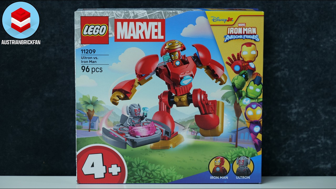 LEGO Marvel Iron Man and his Amazing Friends 11209 Ultron vs. Iron Man - LEGO Speed Build Review