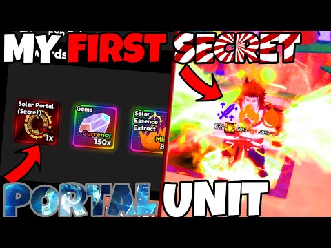 [PORTAL SECRET] I OBTAINED my FIRST PORTAL SECRET UNIT.. IN ANIME DEFENDERS!